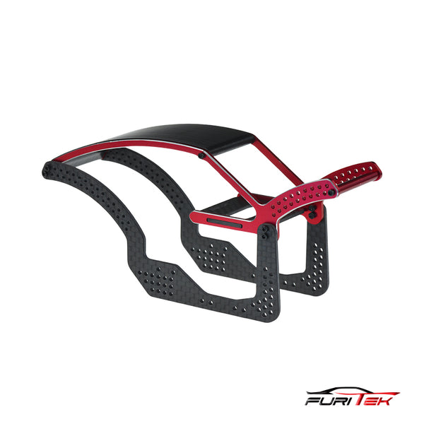 FURITEK BETTLE CARBON FIBER COMP CHASSIS For Furitek FX118 RED version