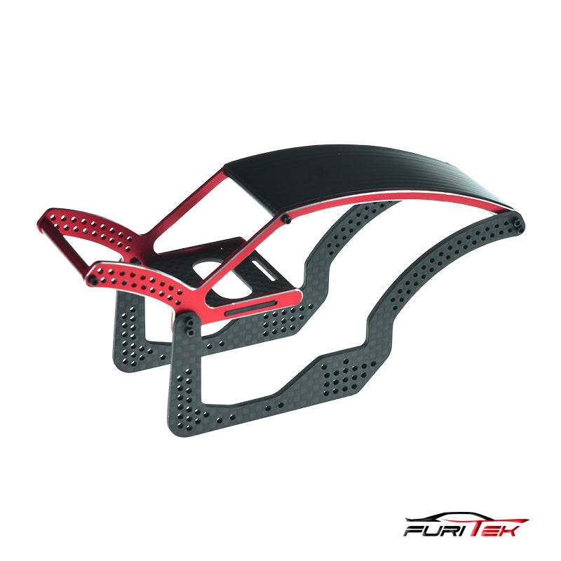 FURITEK BETTLE CARBON FIBER COMP CHASSIS For Furitek FX118 RED version