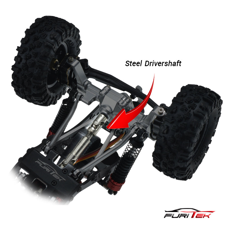 CAYMAN PRO V2 4x4 1/18 PREMIUM RC CRAWLER w/ TX/RX ORANGE VERSION – Furitek