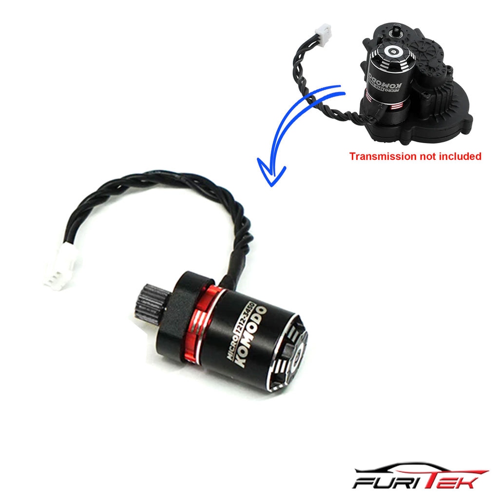 FURITEK MICRO KOMODO BRUSHLESS MOTOR WITH STEEL PINION FOR FCX24 – Furitek
