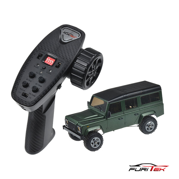 FURITEK FX132 TRAIL RAIDER 1/32 Brushless RTR RC Crawler Kit (Green ...