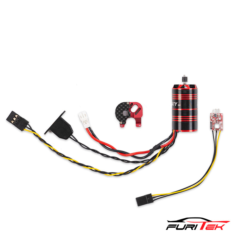 FURITEK UNITY24 PRO 3500kv 2-in-1 Micro FOC Brushless System for SCX2 ...