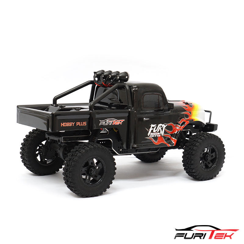 Furitek FX118 FURY WAGON RTR BRUSHLESS 1/18 RC CRAWLER KIT (Black with