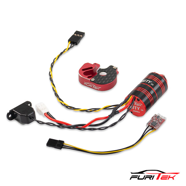 FURITEK UNITY24 PRO 3500kv 2-in-1 Micro FOC Brushless System for SCX2 ...