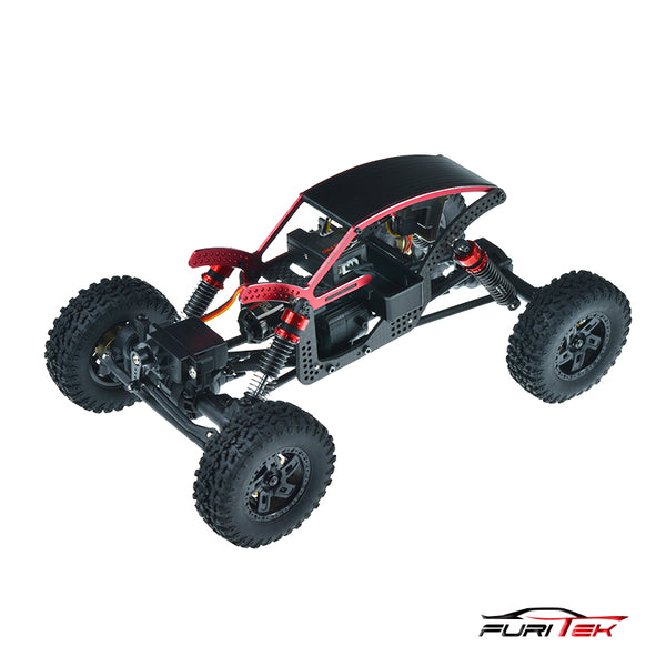 FURITEK BETTLE CARBON FIBER COMP CHASSIS For Furitek FX118 RED version