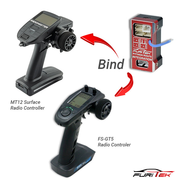FURITEK PYTHON RXGT5 40A/70A Brushless Esc w/ RX Integration FLYSKY FS ...