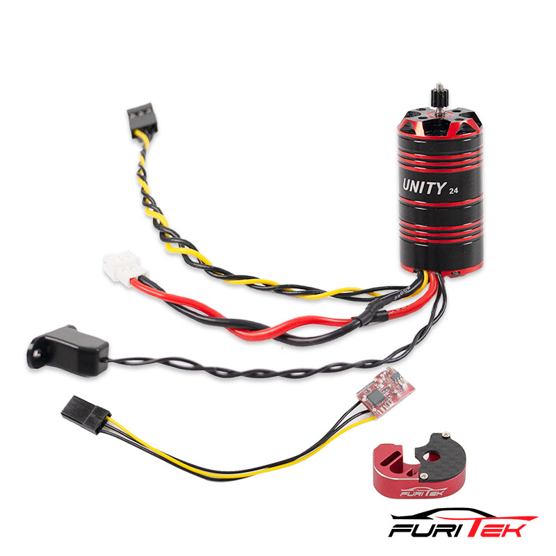 FURITEK UNITY24 PRO 3500kv 2-in-1 Micro FOC Brushless System for SCX2 ...