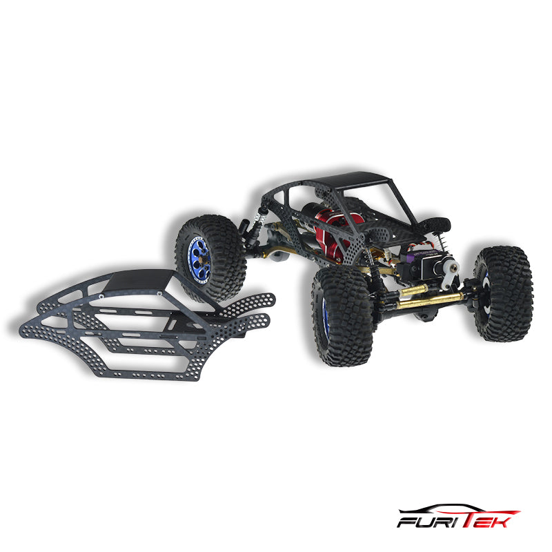 FURITEK BETTLE CARBON FIBER COMP CHASSIS FOR AXIAL SCX24 – Furitek