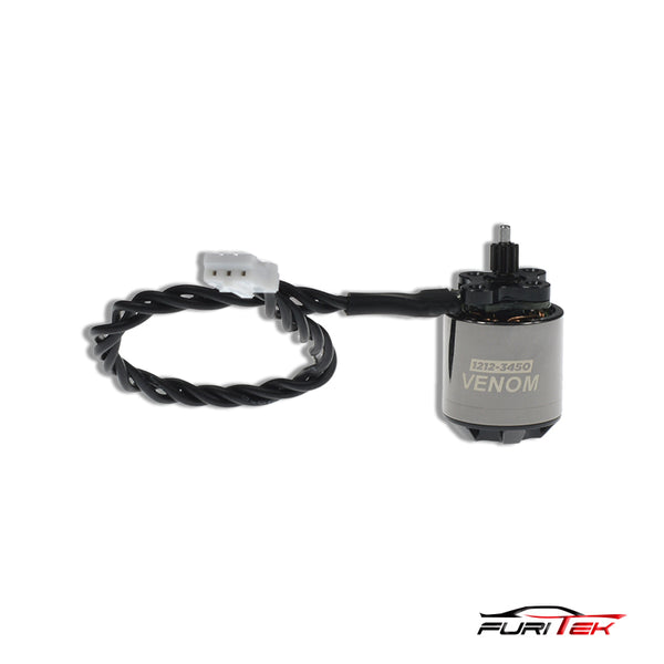 FURITEK VENOM 3450KV BRUSHLESS MOTOR WITH 11T STEEL PINION FOR SCX24 ...