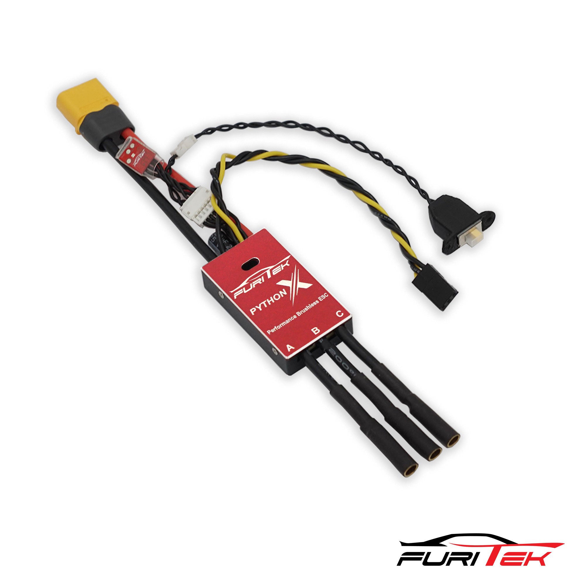 FURITEK PYTHON X 80A/120A BRUSHED/BRUSHLESS ESC FOR 1/10 RC CRAWLERS W ...