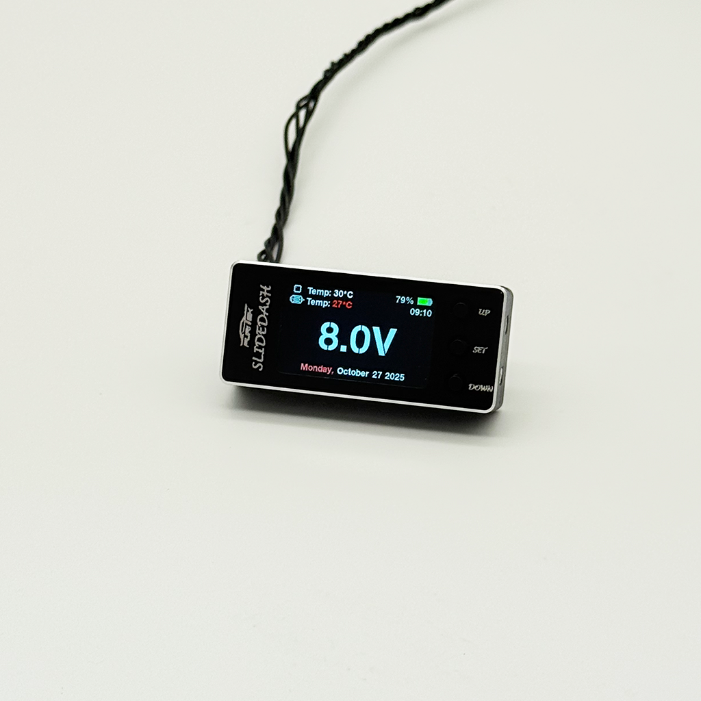 Furitek SlideDash OLED Display Telemetry & Config for PIXI 1/10 ESC