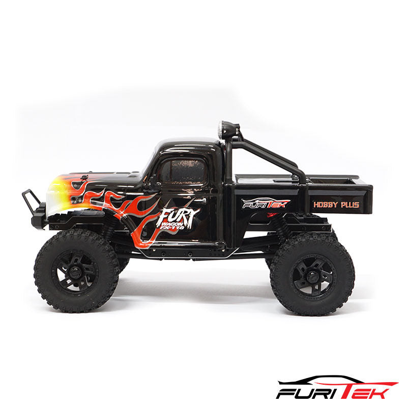 Furitek FX118 FURY WAGON RTR BRUSHLESS 1/18 RC CRAWLER KIT (Black with