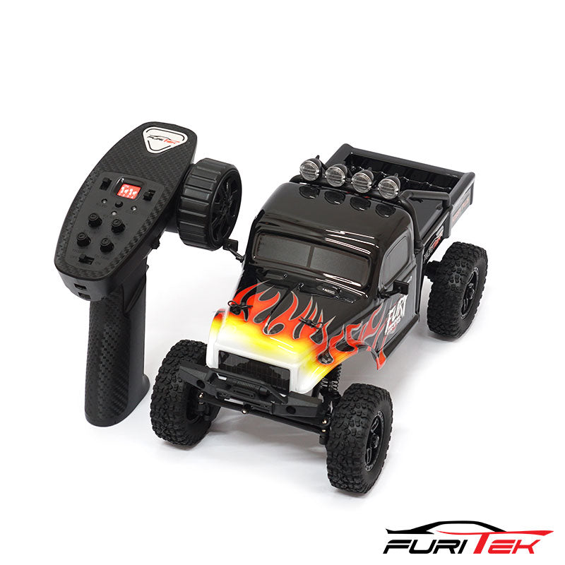 Furitek FX118 FURY WAGON RTR BRUSHLESS 1/18 RC CRAWLER KIT (Black with