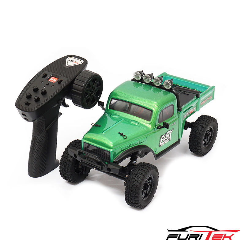 Furitek FX118 FURY WAGON RTR BRUSHLESS 1/18 RC CRAWLER KIT (Green)