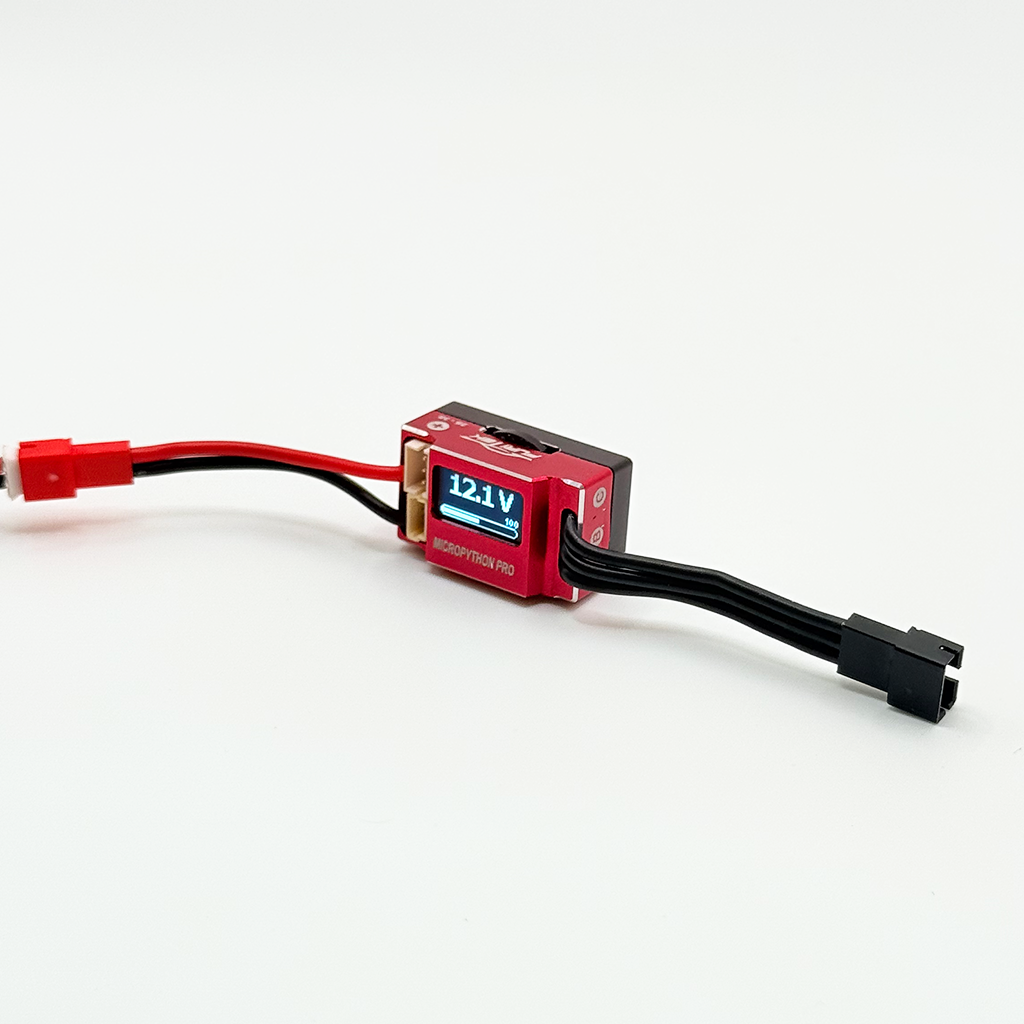 Furitek MicroPython Pro OLED – 25A/50A Brushed/Brushless ESC with Wire
