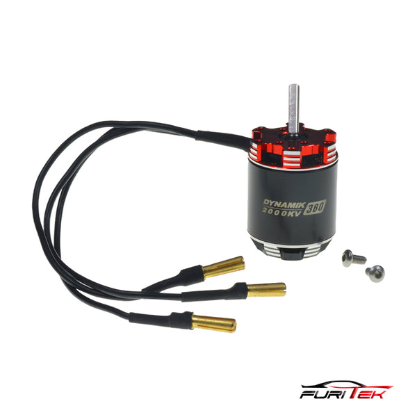 FURITEK DYNAMIK 380-2000KV-4S BRUSHLESS MOTOR FOR 1/10 – Furitek