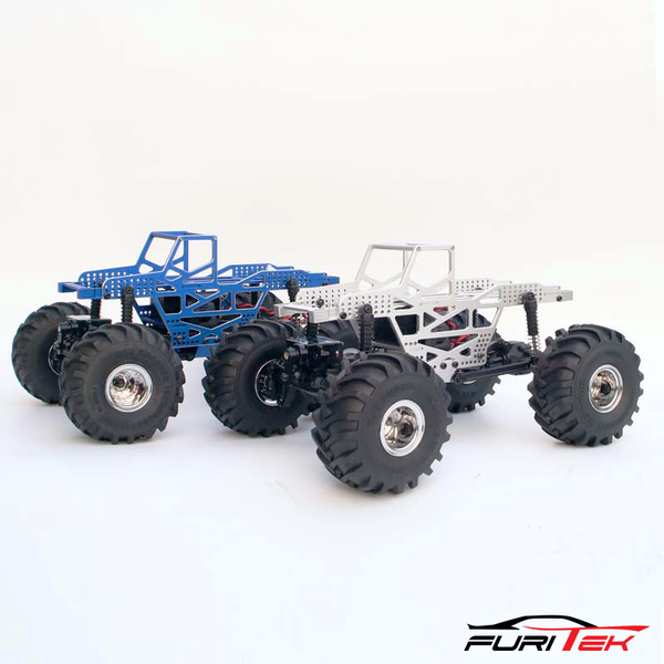 FURITEK RAMPART FRAME KIT FOR FCX24 MAX SMASHER ALUMINIUM BLUE VERSION ...