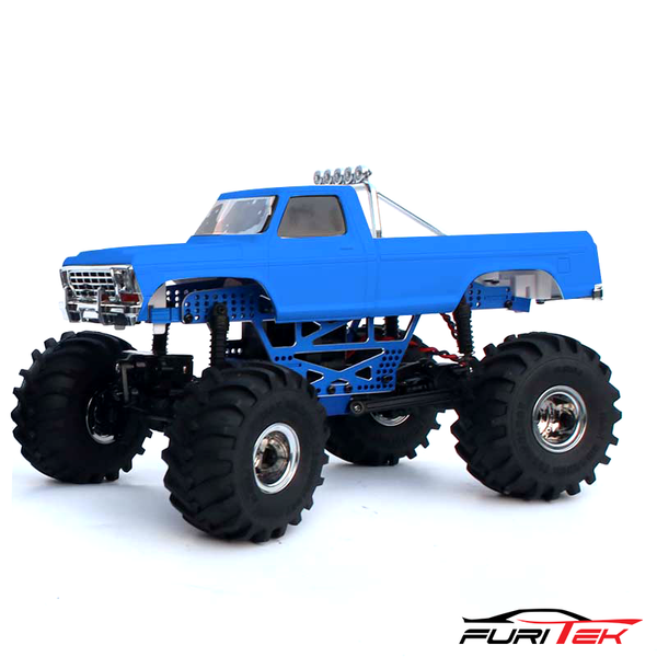 FURITEK RAMPART FRAME KIT FOR FCX24 MAX SMASHER ALUMINIUM BLUE VERSION ...