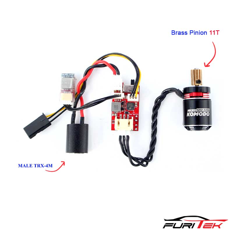 FURITEK STINGER 118 BRUSHLESS POWER SYSTEM FOR TRAXXAS TRX-4M – Furitek