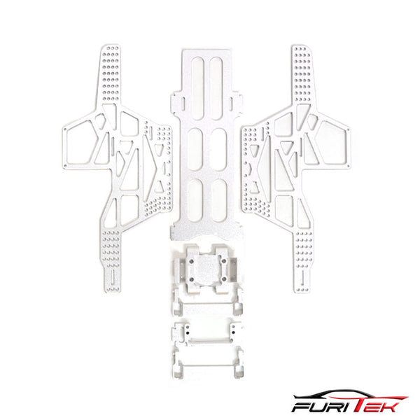 FURITEK RAMPART FRAME KIT FOR FCX24 MAX SMASHER ALUMINIUM WHITE VERSIO ...