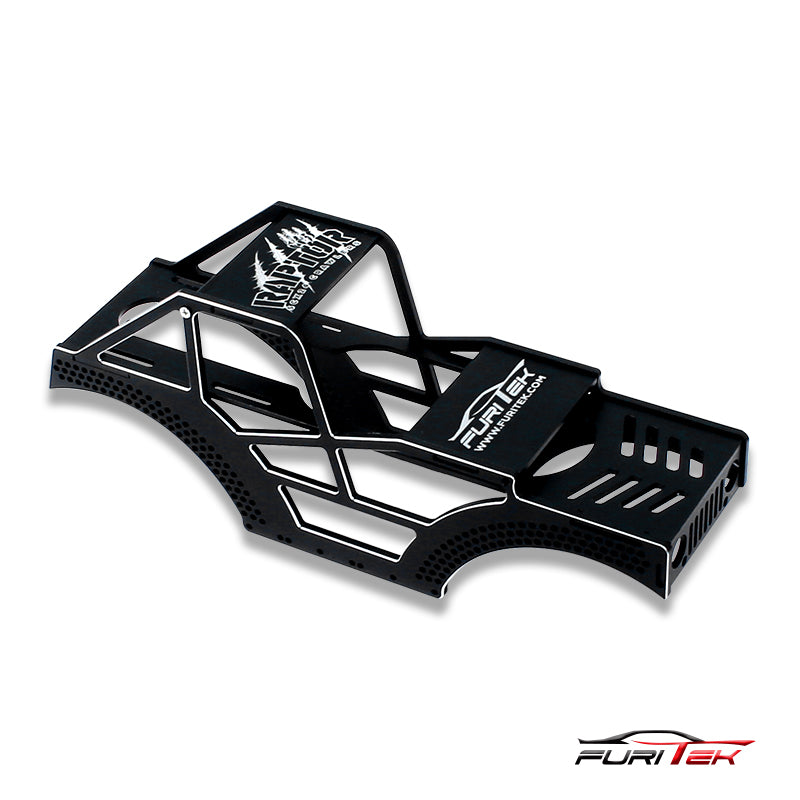 FURITEK RAPTOR ALUMINUM FRAME KIT FOR SCX24 CRAWLERS - BLACK – Furitek