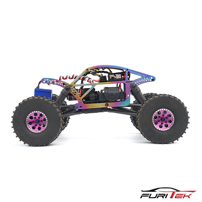 FURITEK BETTLE TITANIUM (RAINBOW) COMP CHASSIS FOR TRAXXAS TRX-4M – Furitek
