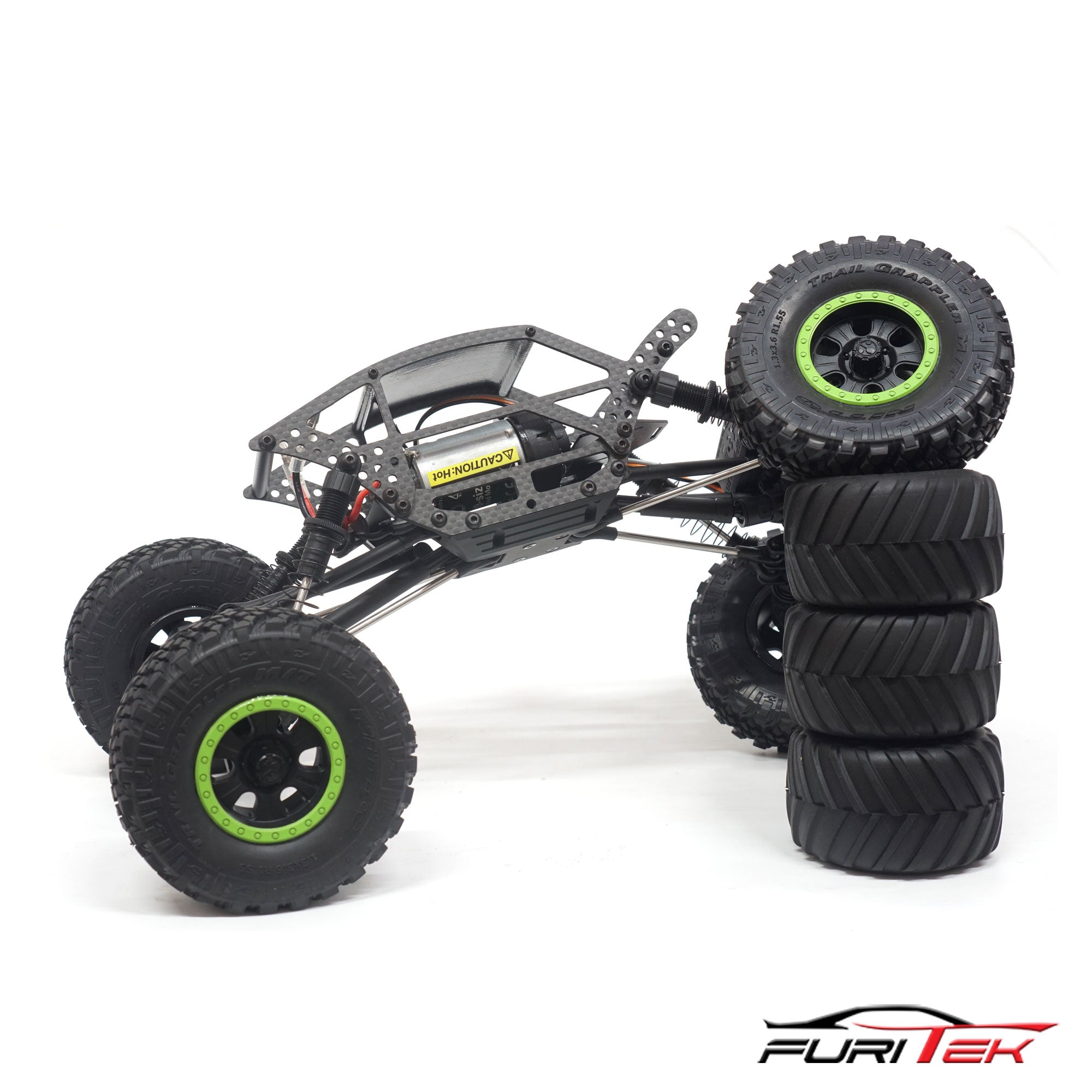 FURITEK BETTLE CARBON FIBER COMP CHASSIS FOR AXIAL UTB18 – Furitek