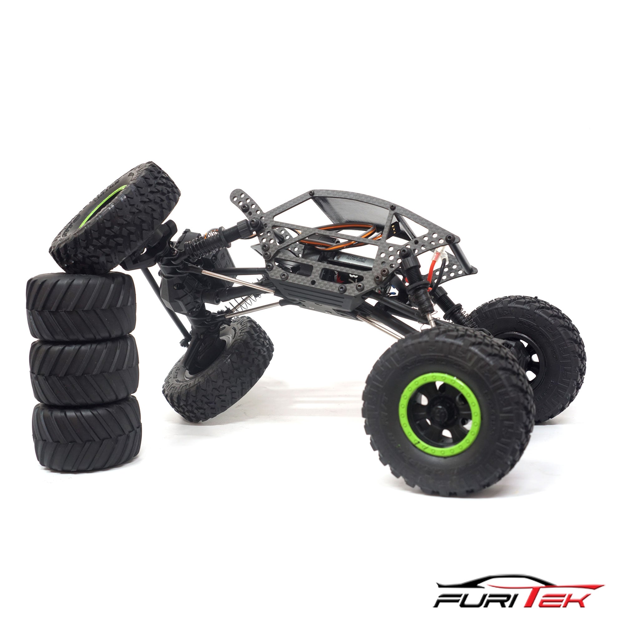 FURITEK BETTLE CARBON FIBER COMP CHASSIS FOR AXIAL UTB18 – Furitek