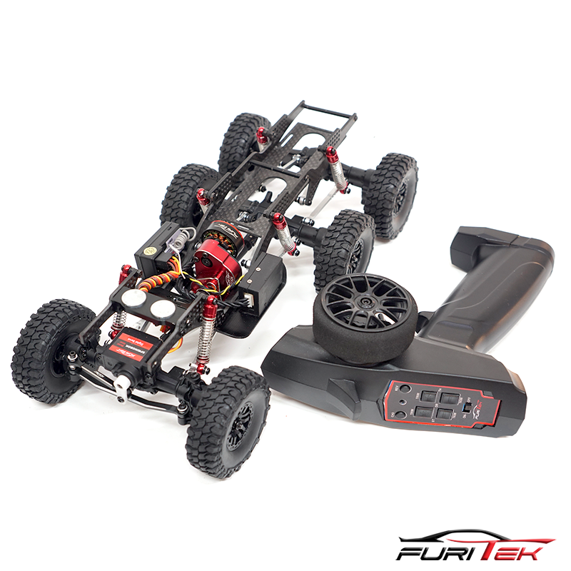 FURITEK CAYMAN PRO 6x6 1/24 CARBON FIBER KIT WITH TX/RX – Furitek